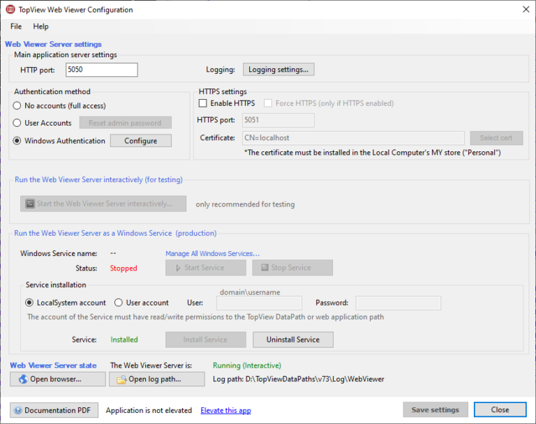TopView Web Viewer - Exele