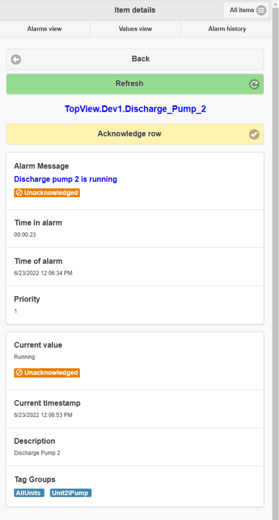 TopView Mobile Web App - Exele