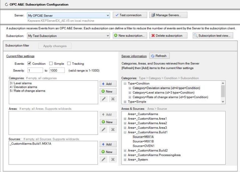 OPC Test Tool - Exele